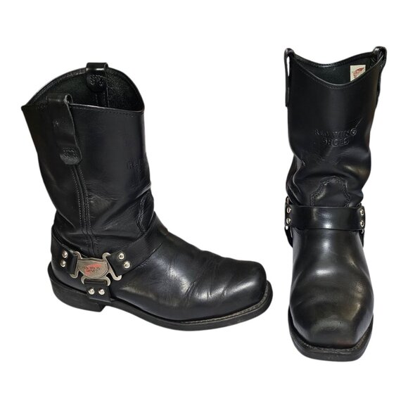 Red Wing Shoes | Shoes | Red Wing 969 Black Motorcycle Biker Leather ...